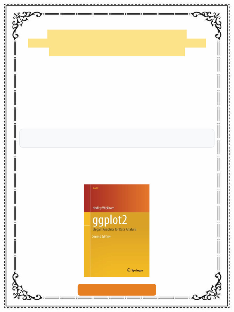 ggplot2 Elegant Graphics For Data Analysis Second Edition Hadley Wickham eBook direct download ...