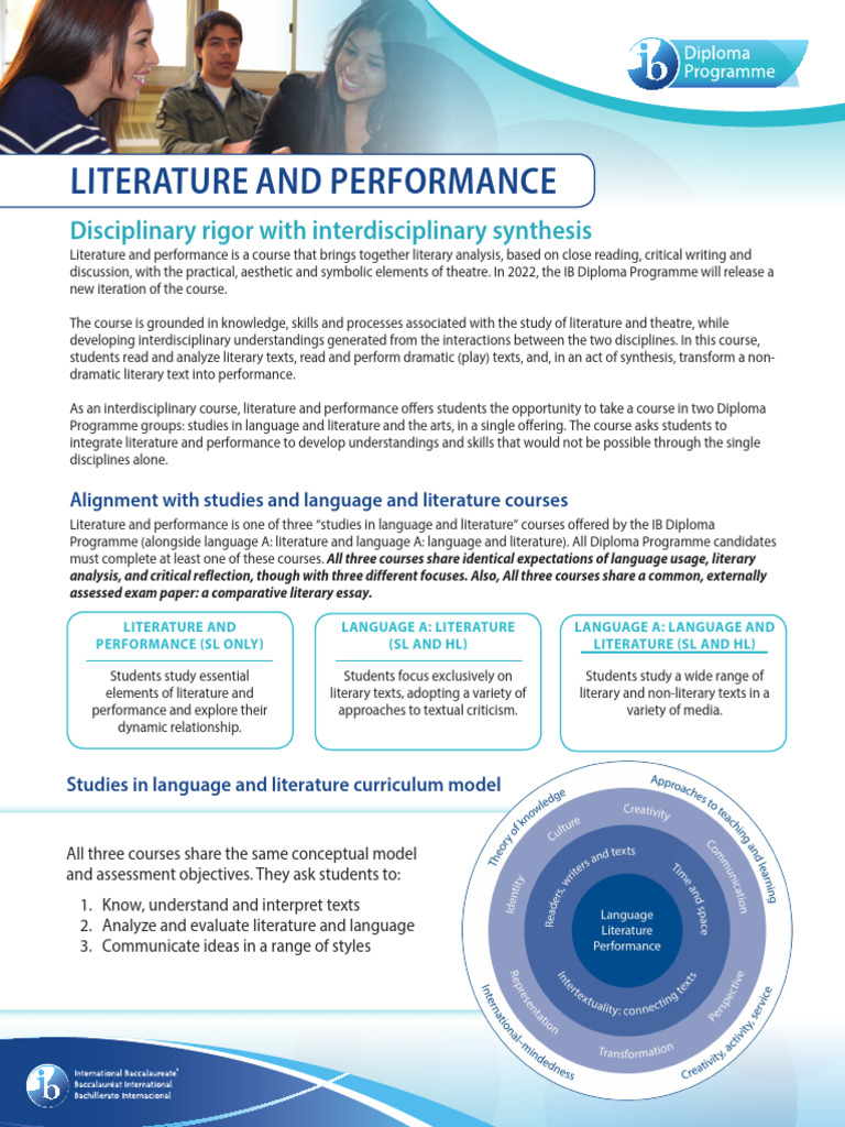 Ib Litperfbrief en Final | PDF | Learning | Human Communication