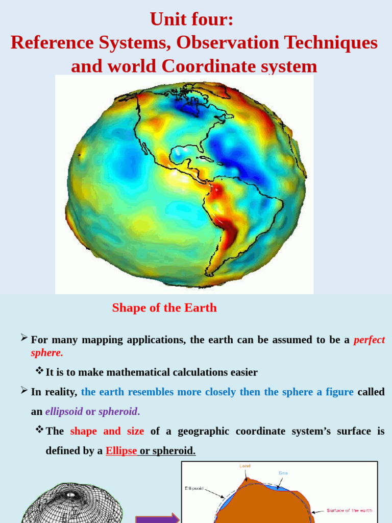 Earth Reference Systems and Coordinate Techniques | PDF | Latitude ...