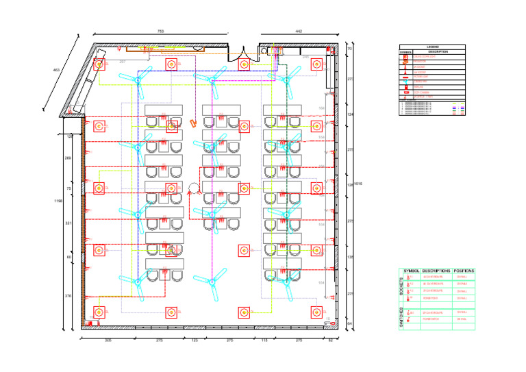 Electrical Layout Classroom | PDF | Chess | Chess Theory