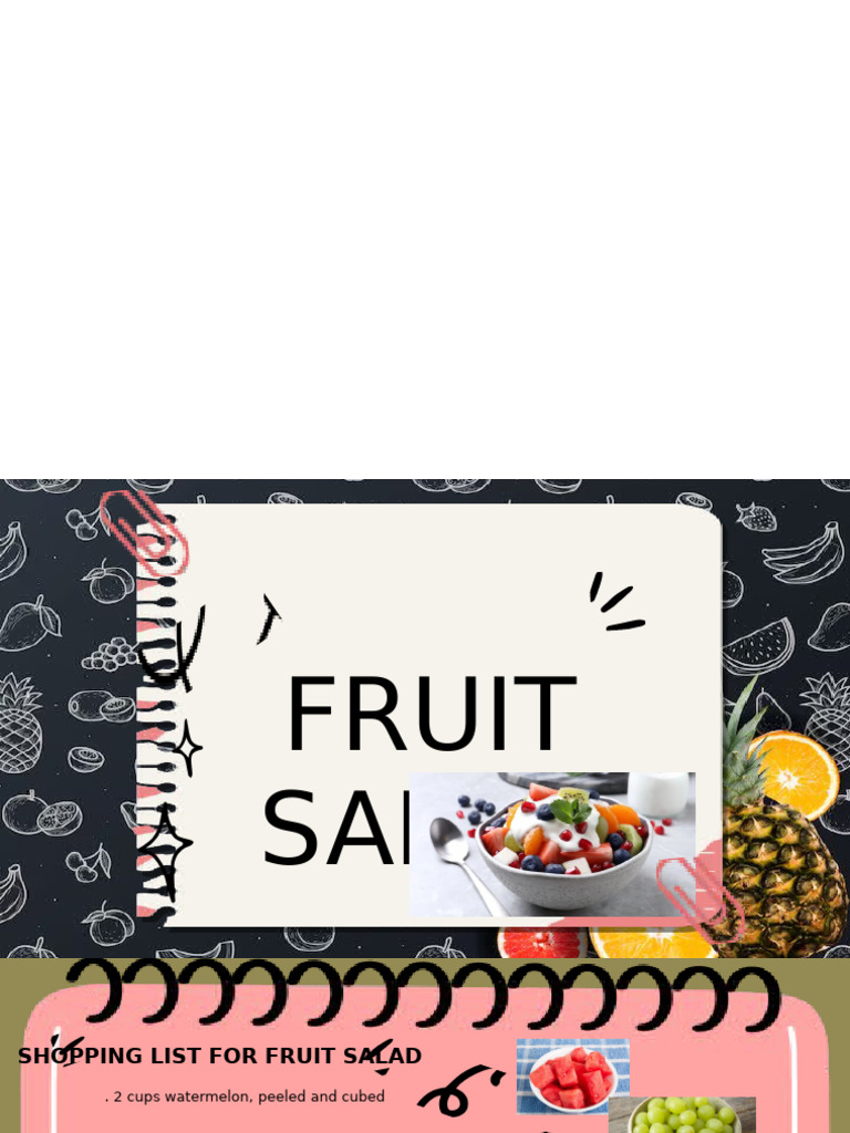 Fruit Salad | PDF