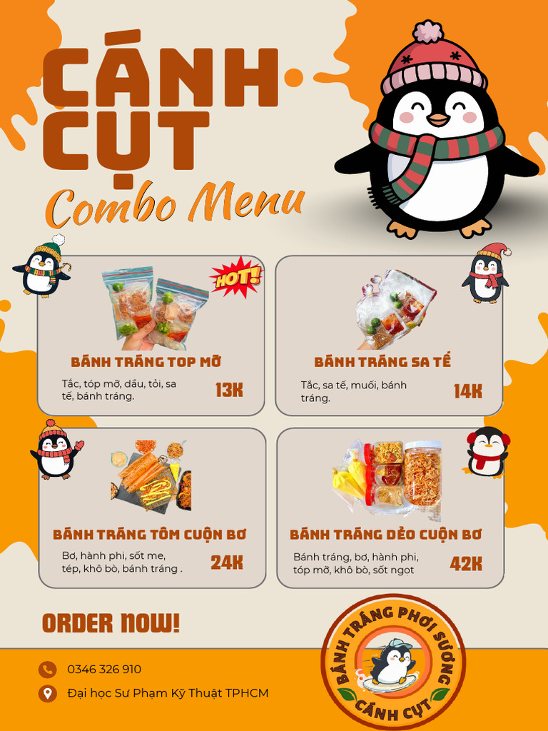 Brown and Beige Simple Fried Chicken Combo Menu A4 | PDF
