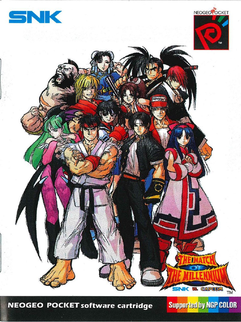SNK vs. Capcom - The Match of The Millennium-Manual | PDF