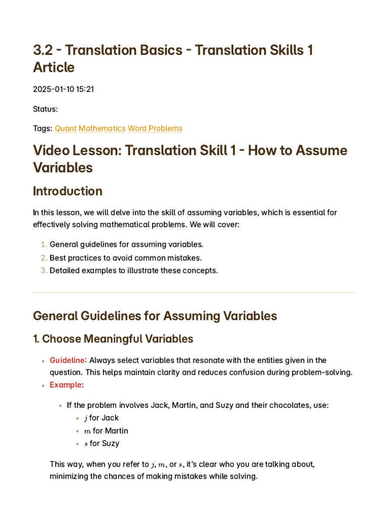1.2 - Translation Basics - Translation Skills 1 Article | PDF ...