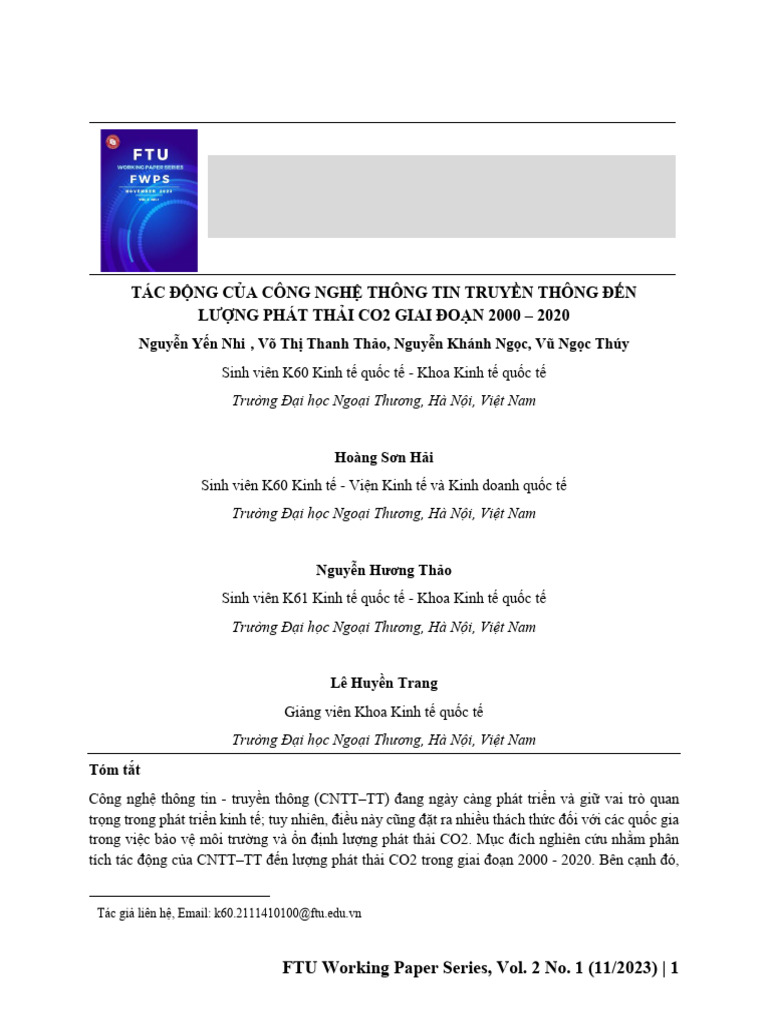 FWPS Vol 2 No 1 Paper 14 | PDF