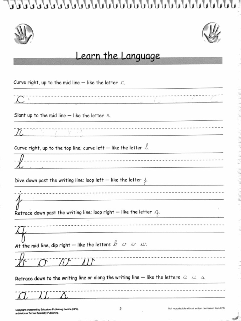Cursive Workbook | PDF