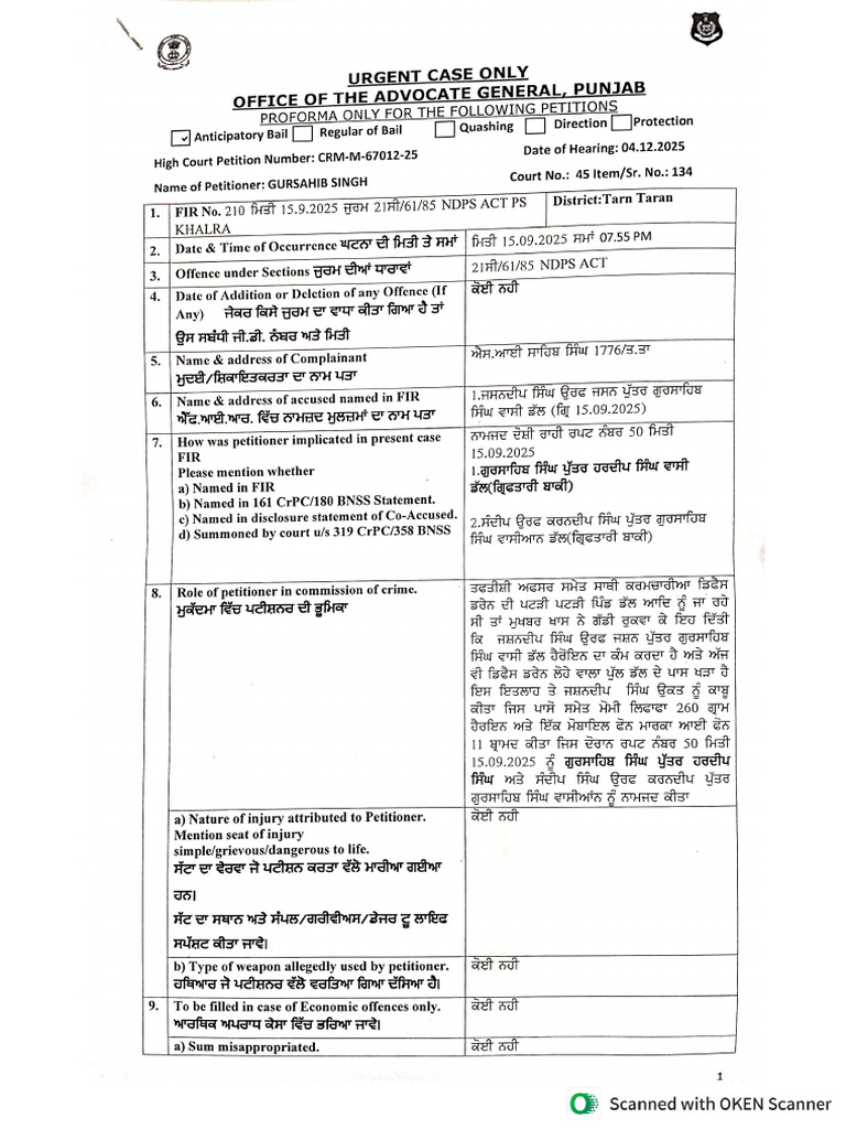134 CR 45 CRM 67102 | PDF