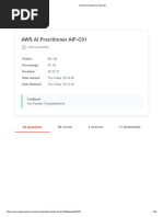 AIF-C01 AWS AI Practitioner Exam Guide | PDF | Machine Learning | Artificial Intelligence