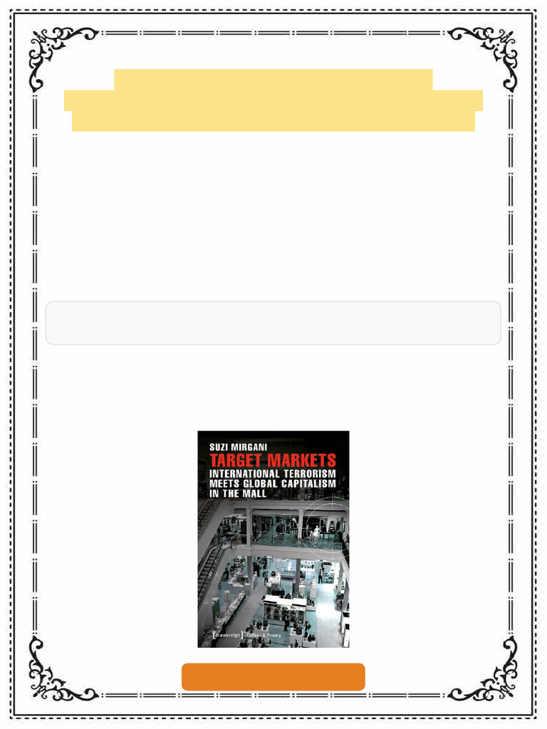 Target Markets International Terrorism Meets Global Capitalism In The ...