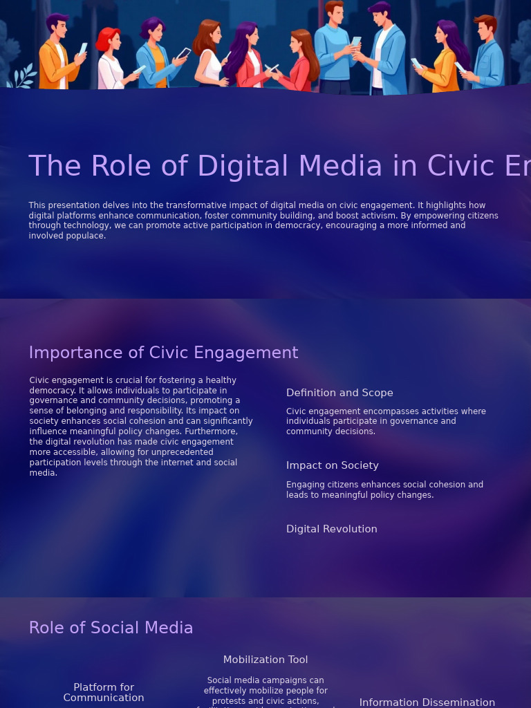 Digital Media's Impact on Civic Engagement | PDF | Civic Engagement ...
