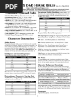 Pathfinder Character Advancement Chart | PDF