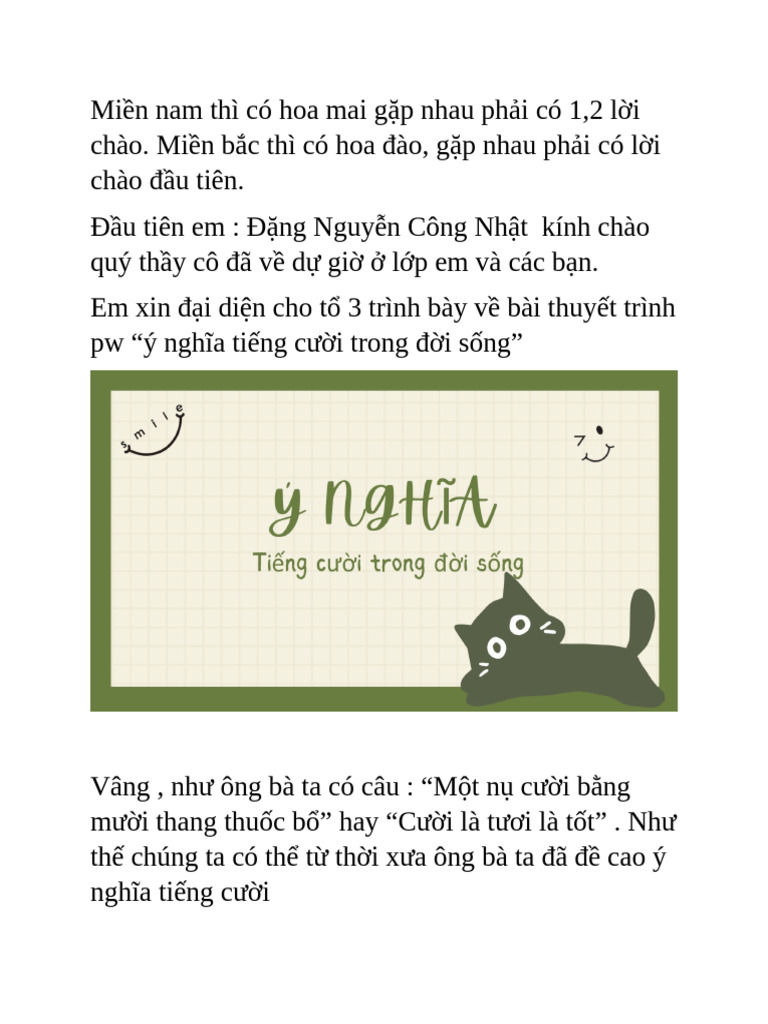 Tieng Cuoi GR 3 | PDF