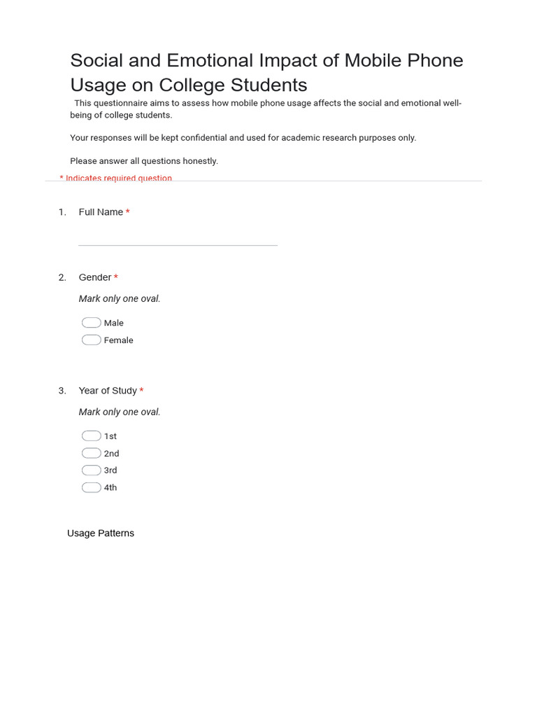 SEC Assignment - Google Forms | PDF