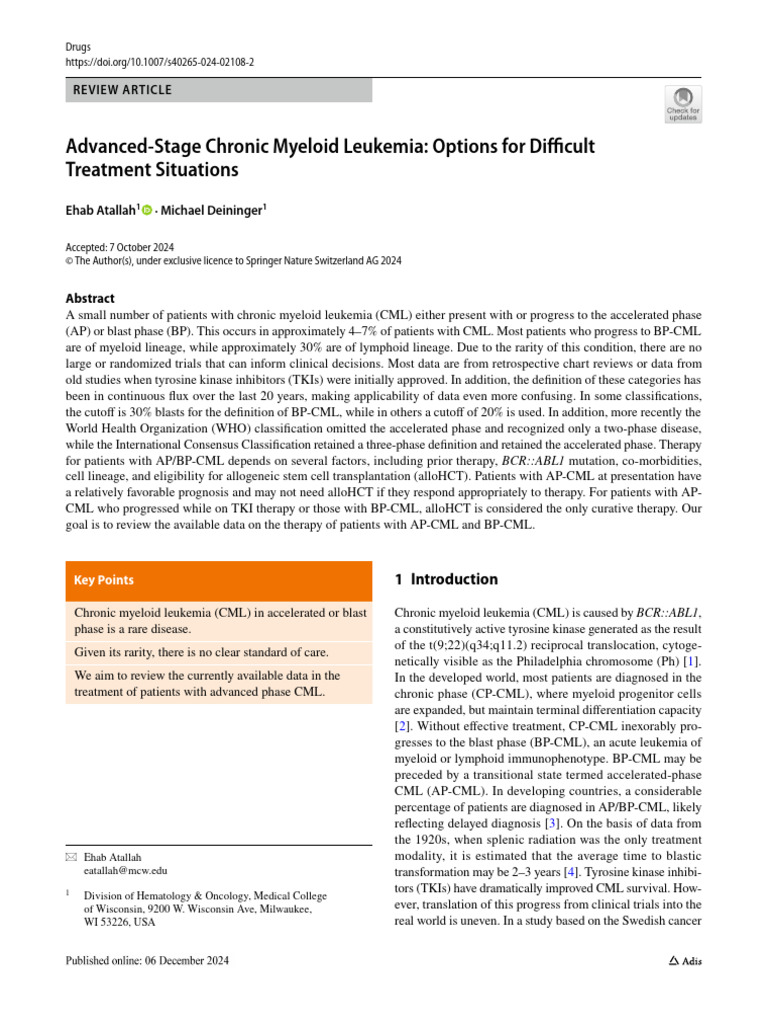 s40265-024-02108-2 | PDF | Dna Repair | Medical Specialties