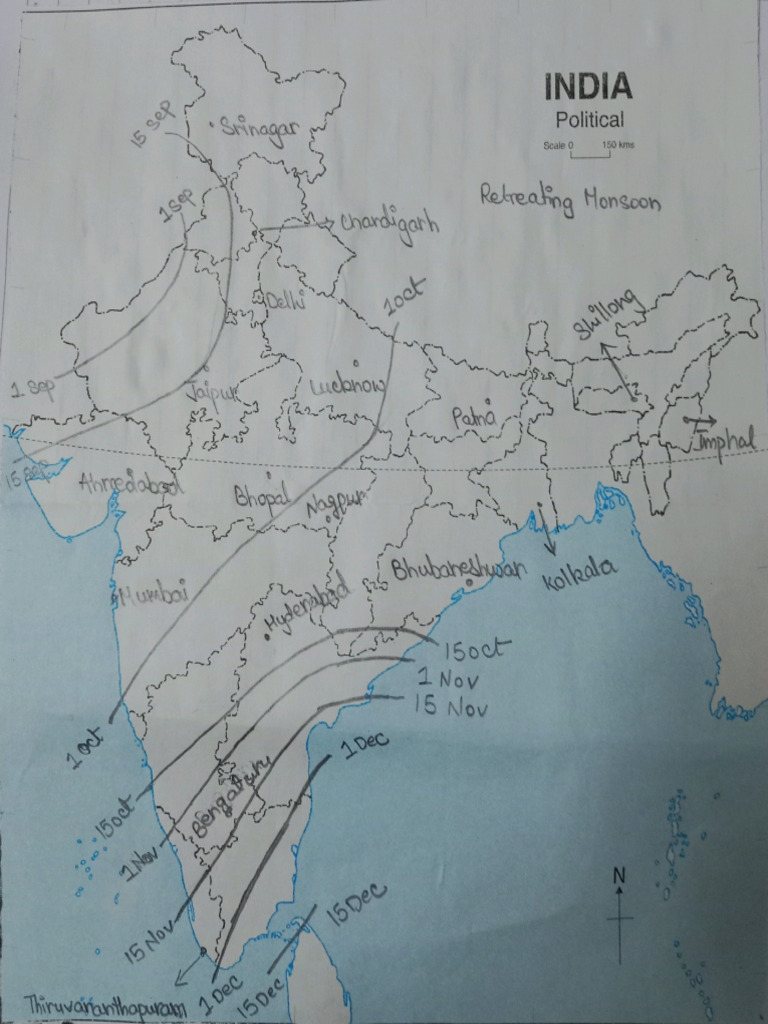 Map Work Chap-4 (Geo) | PDF