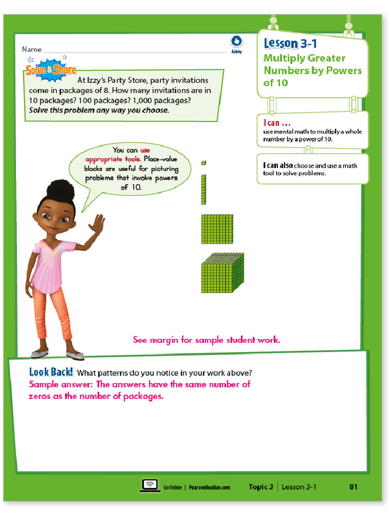 Envision Math Grade 5 Volume 1 2020 TE | PDF