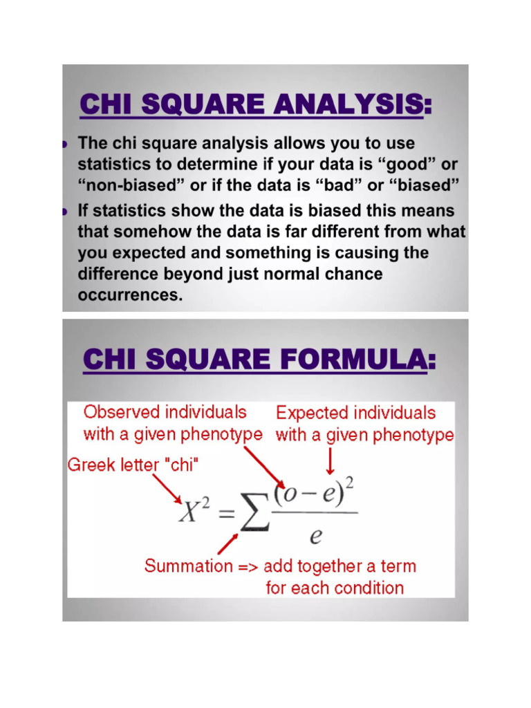 Chi SQ | PDF