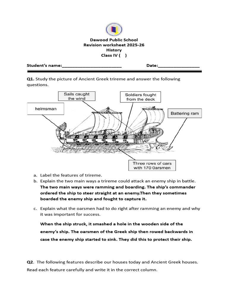 Answer Key of History Worksheet PDF | PDF | Egyptian Hieroglyphs ...