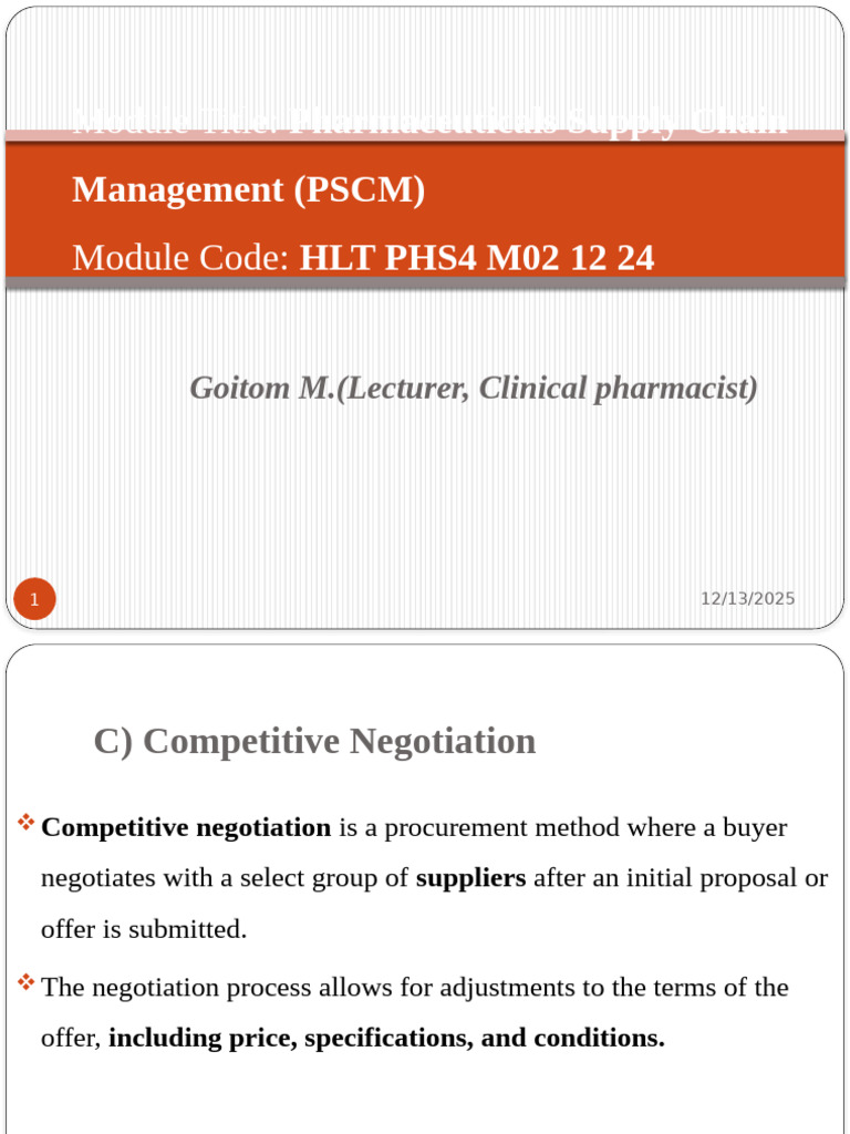 Procurement Part Two.... 2018 | PDF | Specification (Technical Standard) | Procurement
