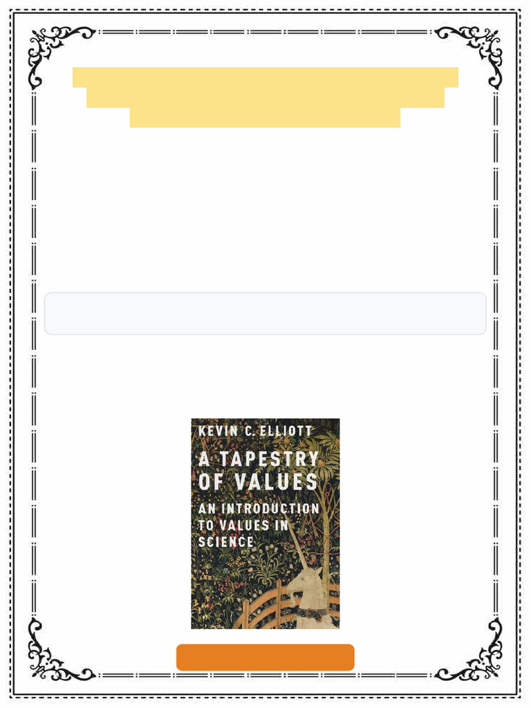 A Tapestry of Values: An Introduction To Values in Science 1st Edition ...