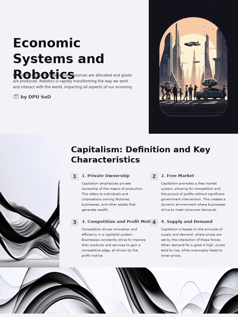 Module1b Economic Systems and Robotics | PDF | Capitalism | Automation