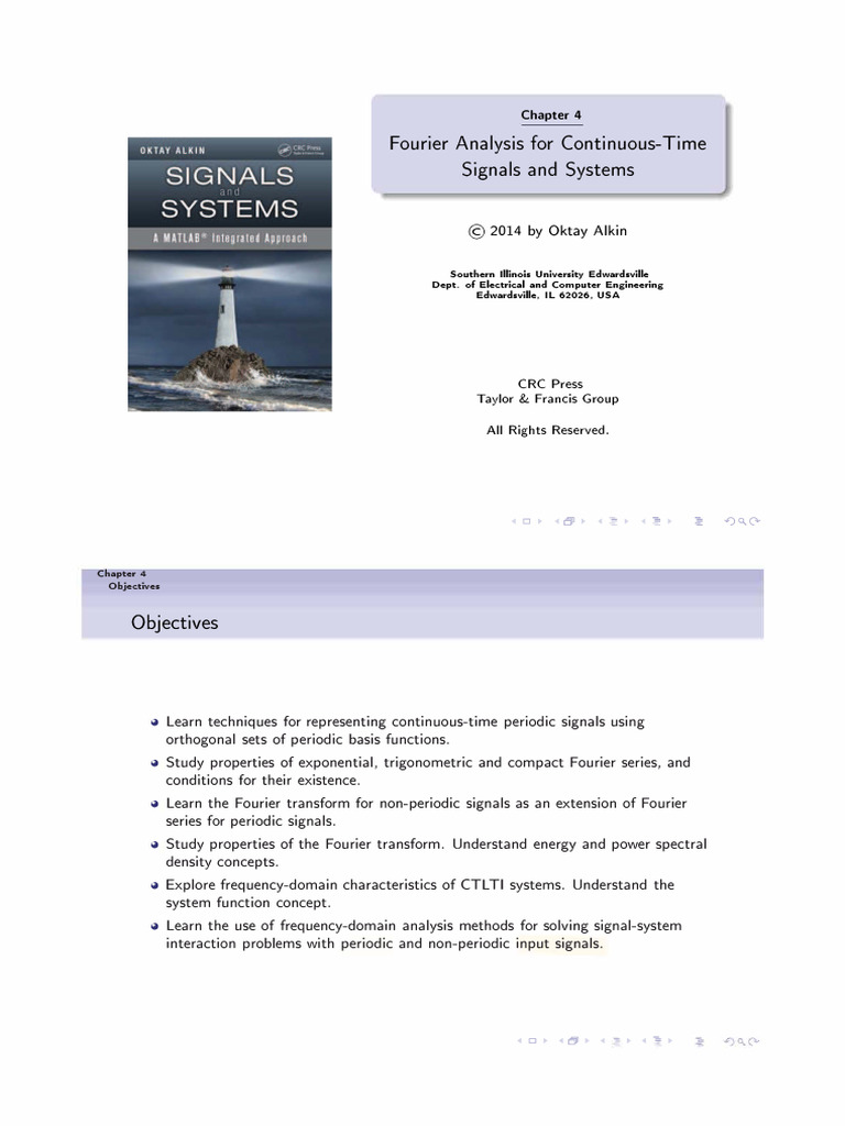 Chapter4 HandoutAnnotated LectureNotes-1 | PDF | Fourier Series ...