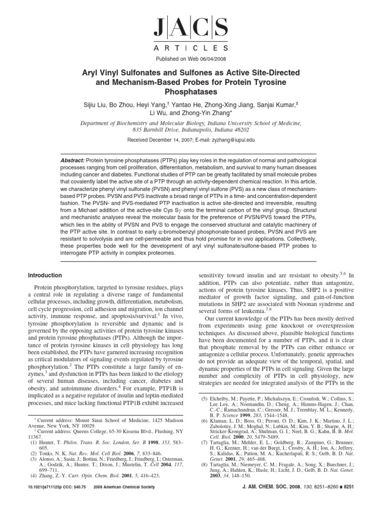 Aryl Và Heteroaryl Sulfonates Sulfamates | PDF | Kinase | Mass Spectrometry