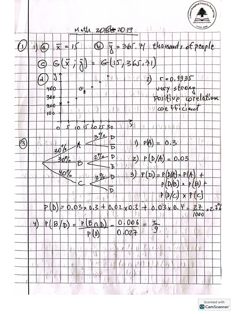 Data Science Math Solution | PDF