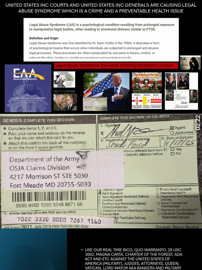 THE UNITED STATES INC AND ITS US GENERALS ARE CAUSING A PREVENTABLE ...