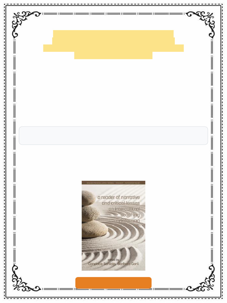 A Reader of Narrative and Critical Lenses On Intercultural Teaching and ...