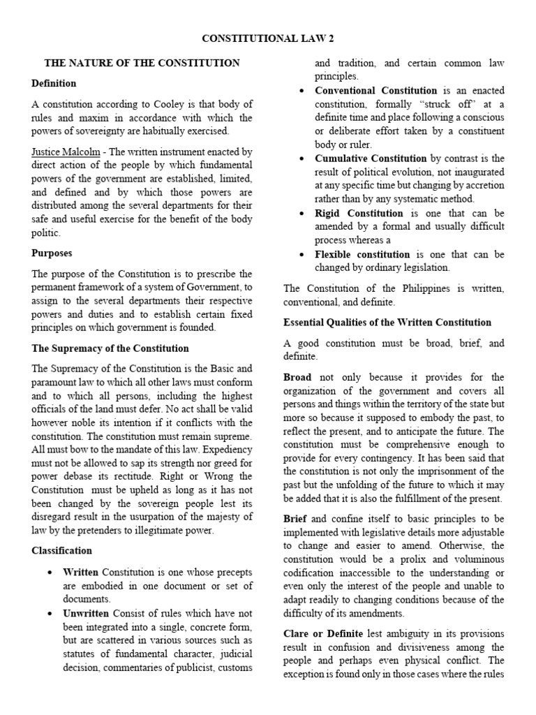 Understanding Constitutional Law Basics | PDF | Constitutional ...