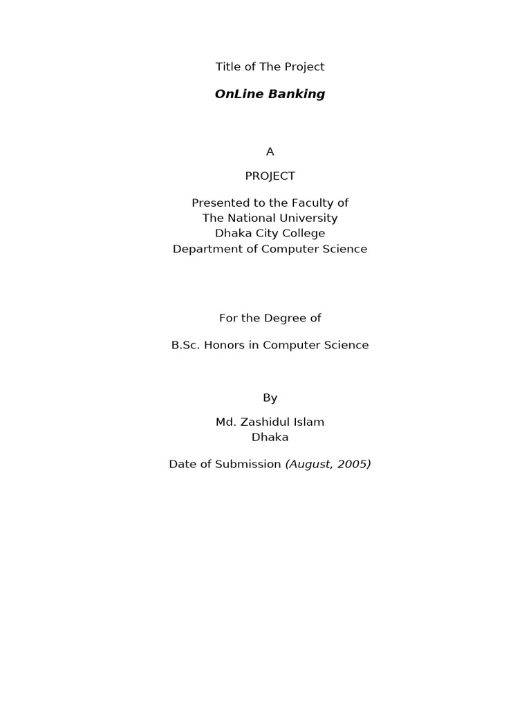 Future Scope of Online Banking System | PDF | System | Databases