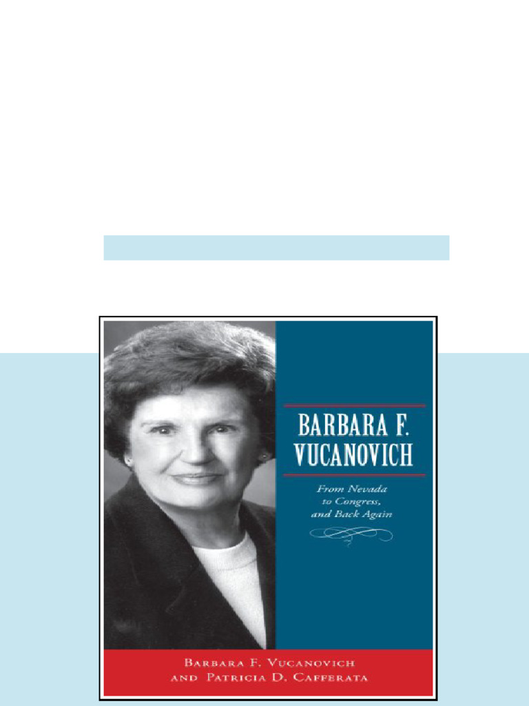 (Ebook) Barbara F. Vucanovich: From Nevada To Congress, and Back Again ...