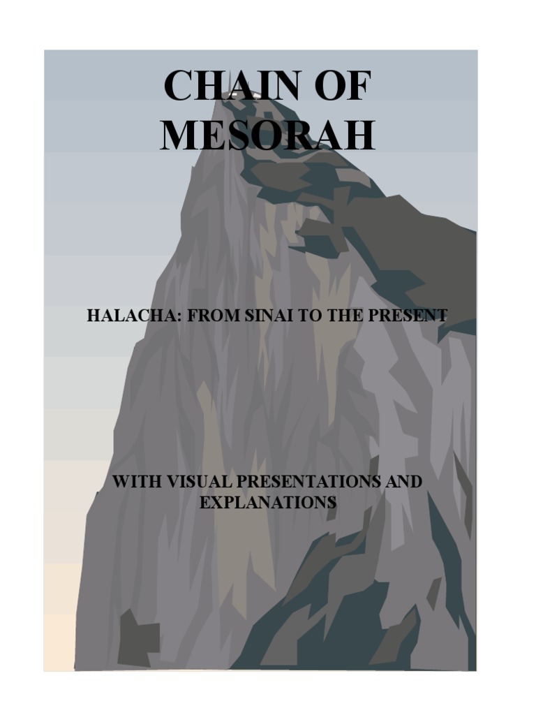 Chain of Transmission Part I | PDF | Jewish Law And Rituals | Jewish ...