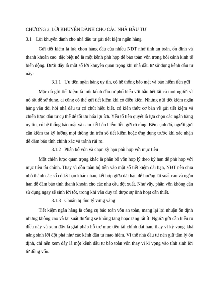 Tl Chương 3 Phần 3.1 | PDF