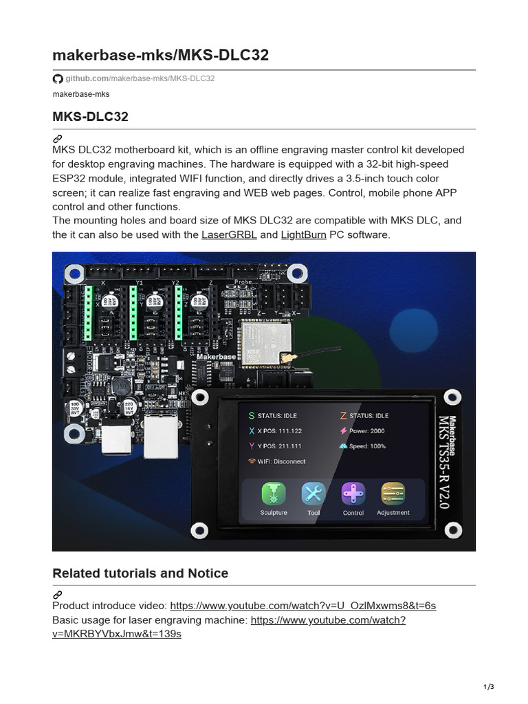 Makerbase MKSMKS DLC32 | PDF | Computer Hardware | Computing