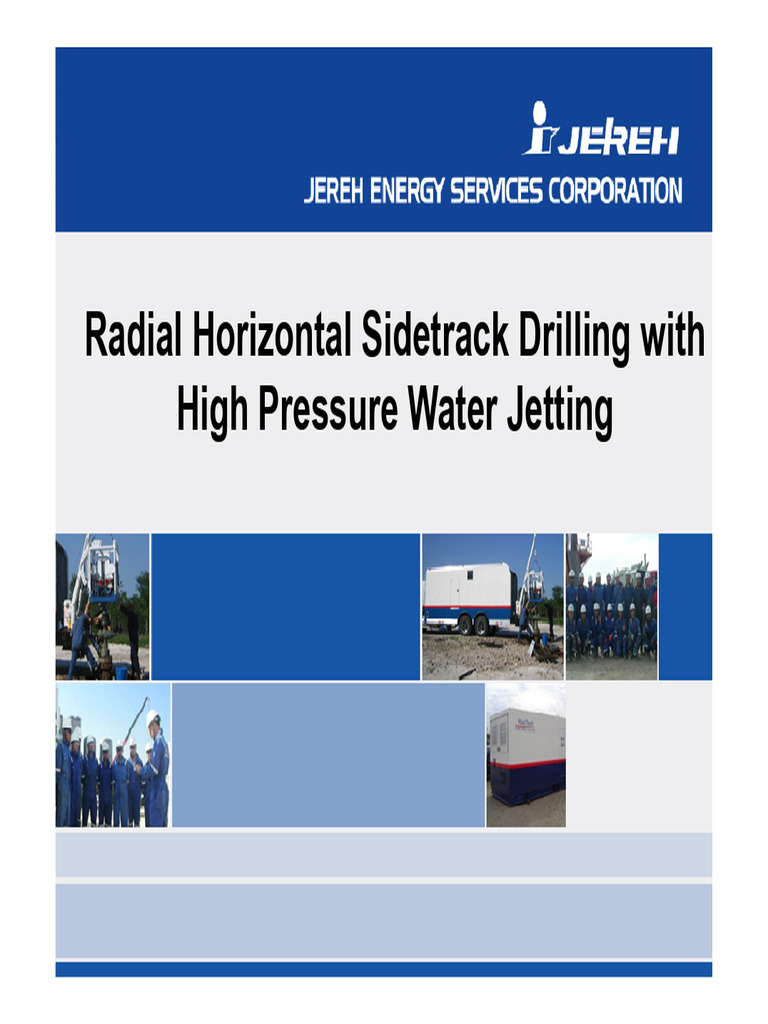 Radial Sidetrack Drilling with Water Jetting | PDF | Oil Well | Casing ...