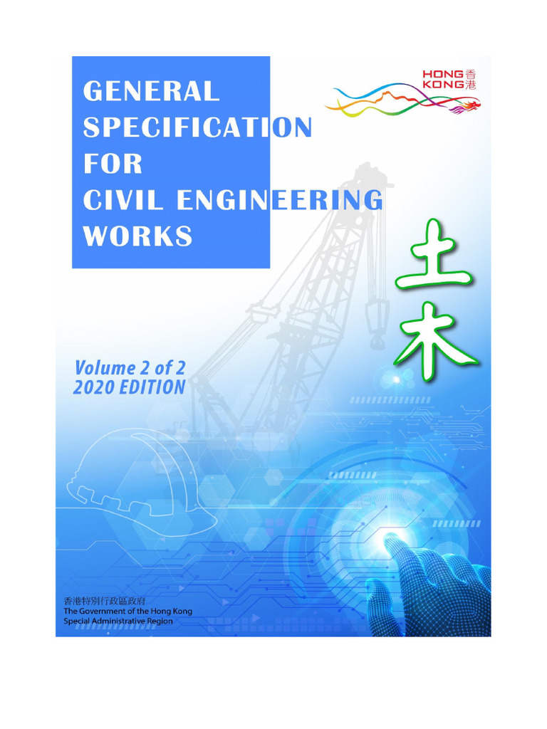 General Specification for Civil Engineering | PDF | Concrete | Building ...