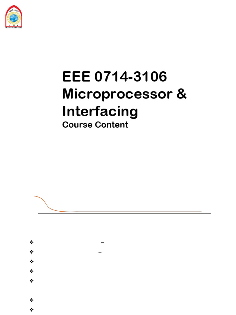Microprocessor & Interfacing | PDF | Central Processing Unit ...