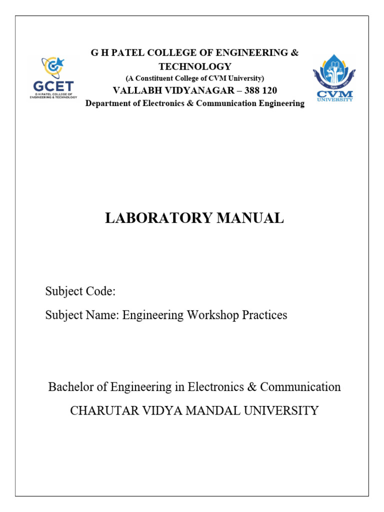 EWP 2025 Lab Manual EC (2) | PDF | Inductor | Bipolar Junction Transistor