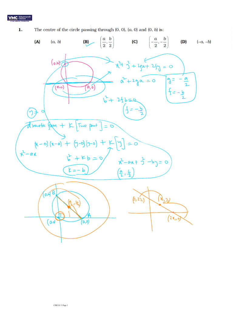 Circles Problem Solving Class-1 Teacher Notes | PDF