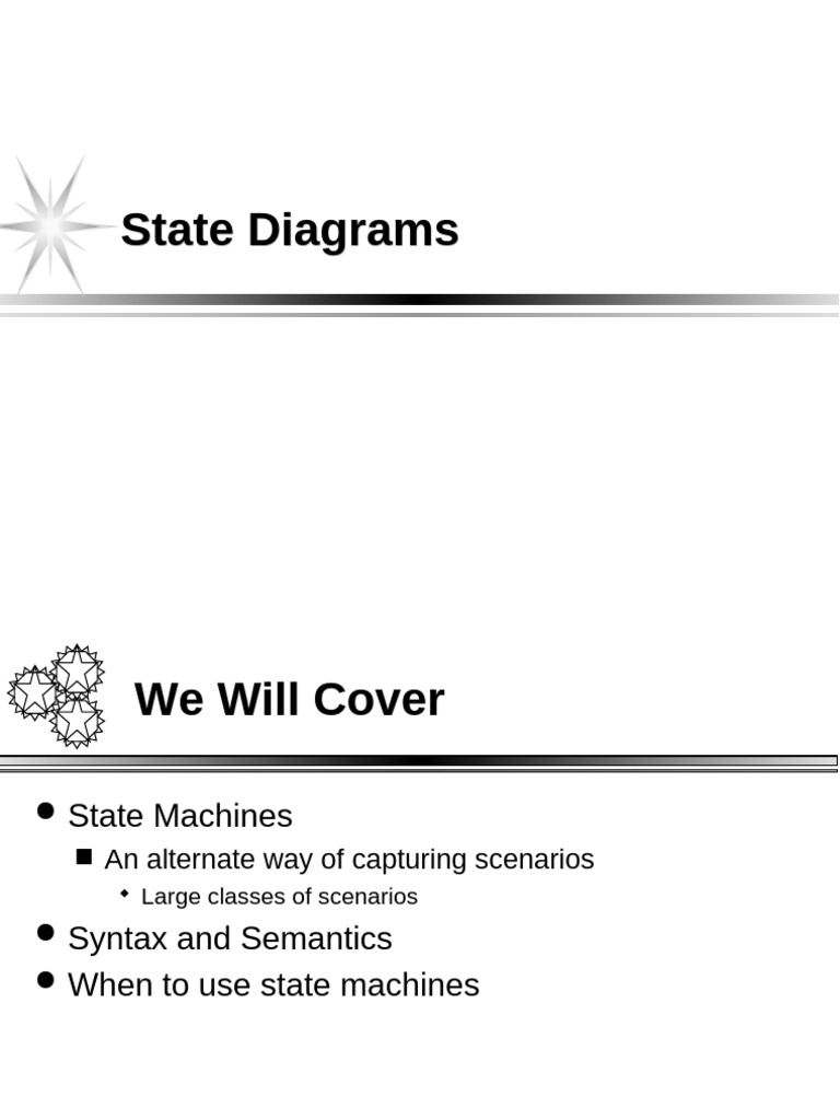 Lecture 6 State Transition Diagram | PDF | Conceptual Model | Computer ...