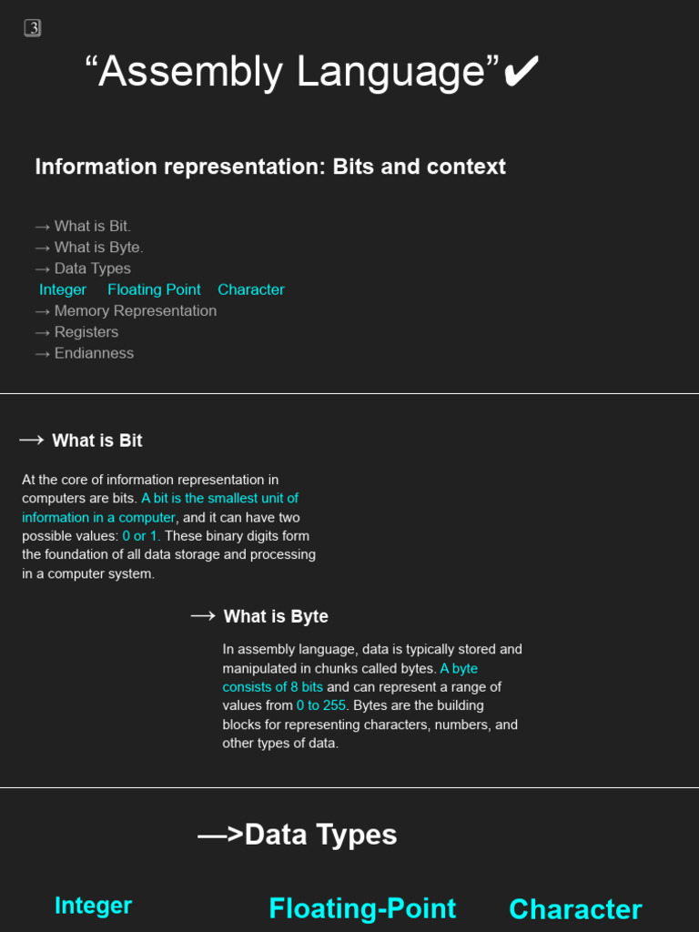 3. Information Representation-Bits | PDF | Integer (Computer Science) | Bit