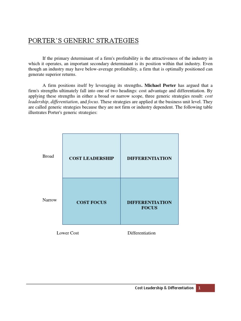 Porter | PDF | Dell | Strategic Management