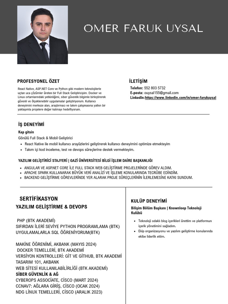 Uysal Omer Fauk | PDF