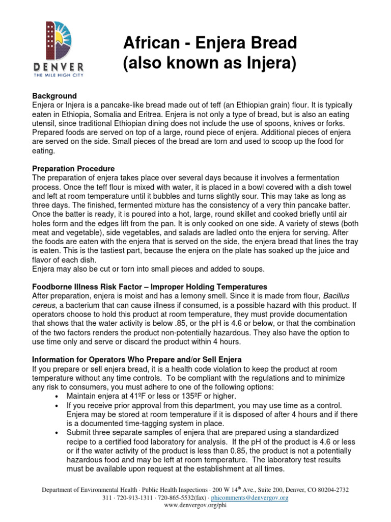 ENGERA | PDF | Food And Drink Preparation | Cooking