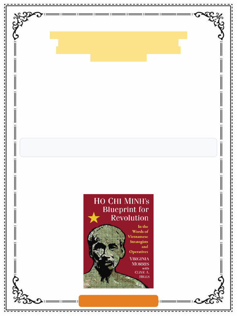 Ho Chi Minh s Blueprint for Revolution In the Words of Vietnamese ...