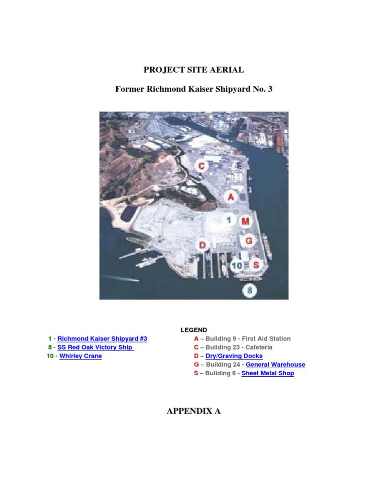 Richmond Kaiser Shipyard No. 3 Map | PDF