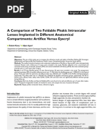 CT LUCIA 602 IOL Specifications and Safety | PDF | Optics | Vision