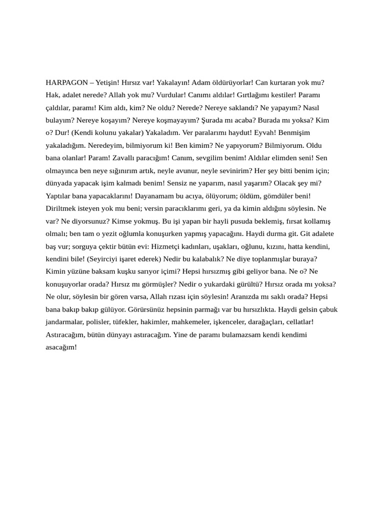 Harpagon | PDF